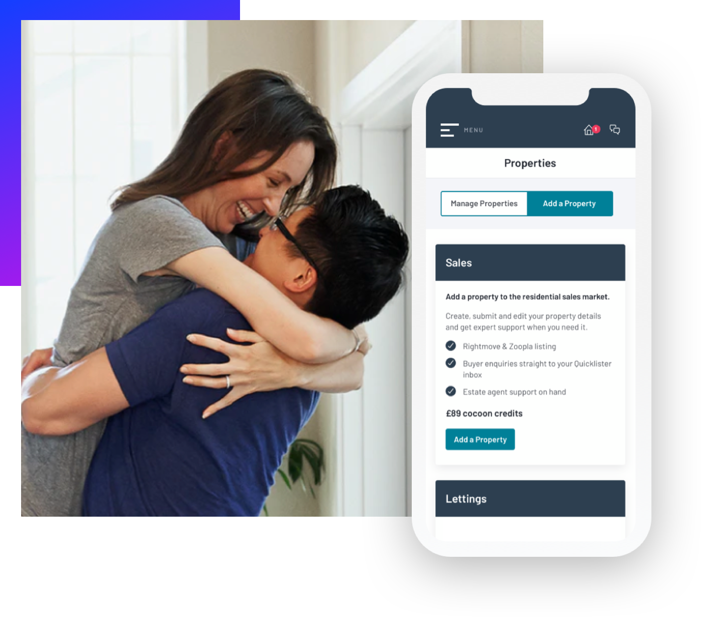 Quicklister property listing platform for sellers and landlords